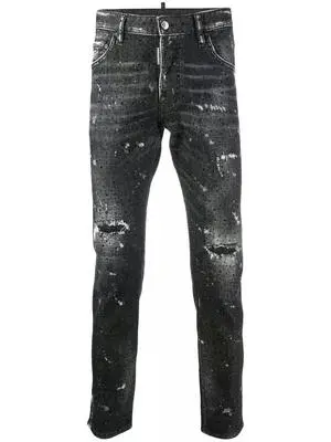 Dsquared2 Skater Embellished Skinny Jeans