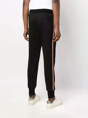 Paul Smith Side-stripe Tapered Track Pants - Black