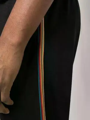 Paul Smith Side-stripe Tapered Track Pants - Black