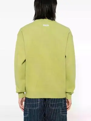 AAPE BY *A BATHING APE Moonface Logo Jumper - Green