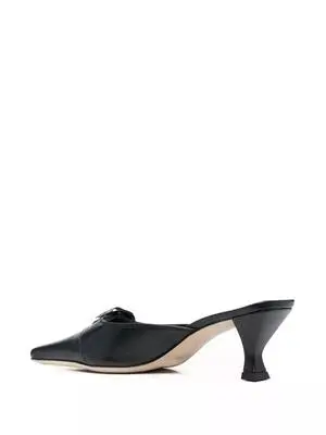 By Far Evelyn Leather Mules