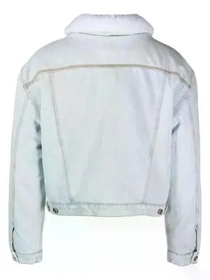 ERL Faux-fur Collar Denim Jacket