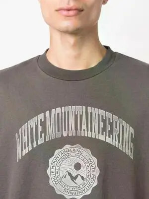 WHITE MOUNTAINEERING Logo-print Draped-strap Sweatshirt