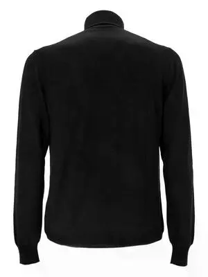 GRAN SASSO Roll-neck Sweater - Black