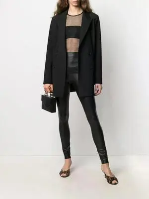 Wolford High-rise Faux-leather Leggings