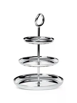 Christofle Vertigo Three-tier Pastry Stand - Silver