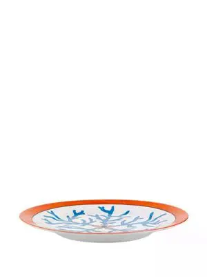 PINTO PARIS Lagon Coral-print Dessert Plate