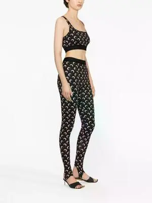 MARINE SERRE Moon Printed Leggings