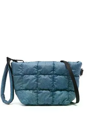 VEECOLLECTIVE Quilted Recycled Nylon Porter Clutch