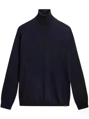 Woolrich Roll Neck Knitted Jumper - Blue