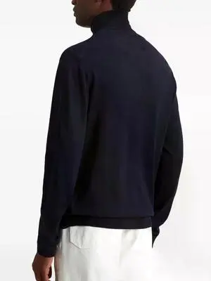 Woolrich Roll Neck Knitted Jumper - Blue
