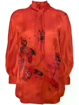 Shiatzy Chen Cuffed Shirts For Women