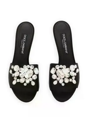 Dolce & Gabbana 60mm Crystal-embellished Mules