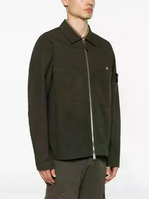Stone Island Compass-badge Overshirt - Green