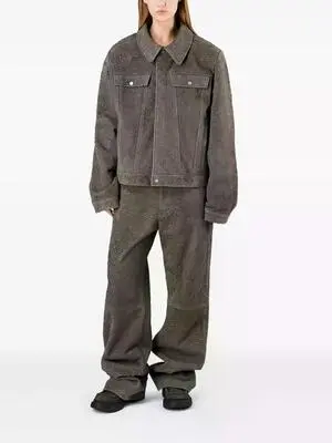 Camper Leather Jacket - Grey