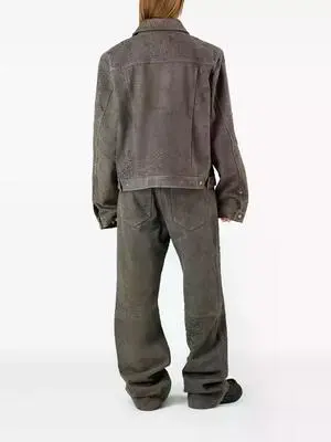 Camper Leather Jacket - Grey