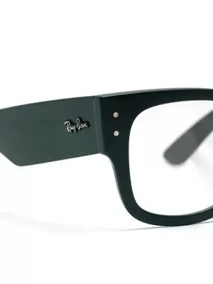 Ray-ban Wayfarer Frame Eyeglasses With Embossed Logo - Green