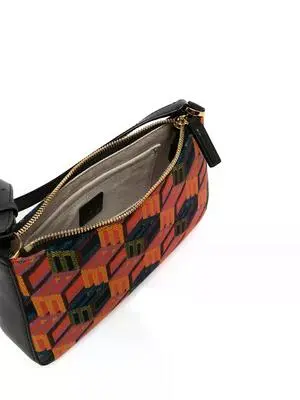 Mcm Mini Cubic-monogram Shoulder Bag