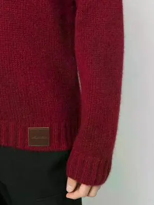 Dsquared2 Logo-patch Knitted Jumper - Red
