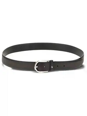 Montblanc Reversible Leather Belt - Grey