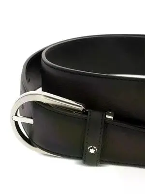 Montblanc Reversible Leather Belt - Grey