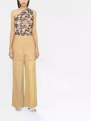 Stella McCartney Wide-leg Flap-pocket Trousers