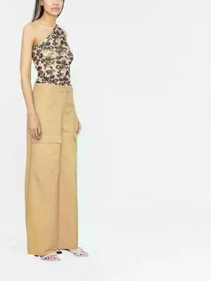 Stella McCartney Wide-leg Flap-pocket Trousers
