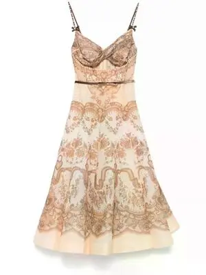 Zimmermann Crush Midi Dress