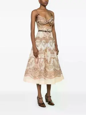 Zimmermann Crush Midi Dress