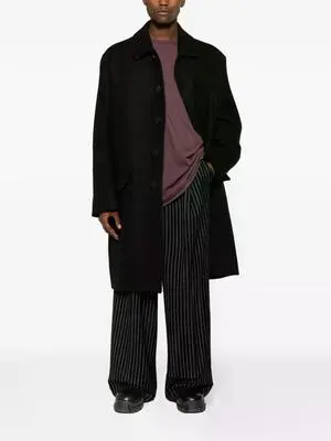 Rick Owens Jumbo Virgin Wool Single-breasted Coat