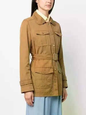 FAY Belted Fitted Jacket