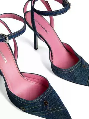 Dsquared2 100mm Pointed-toe Denim Pumps