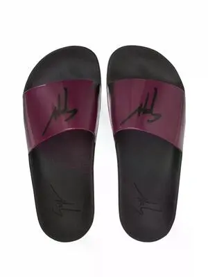 GIUSEPPE ZANOTTI Brett Signature Slides - Pink