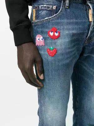 Dsquared2 Slim-cut Cropped Jeans