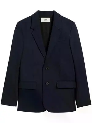 AMI Paris Wool Blazer - Blue