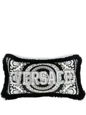 Versace Logo-patch Cushion