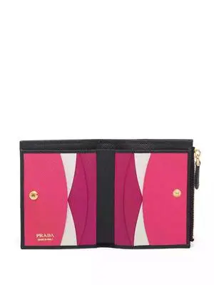 Prada Small Saffiano Leather Wallet - Black