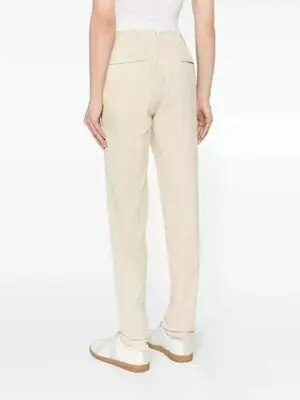 Peserico Drawstring-waist Corduroy Trousers - Neutrals