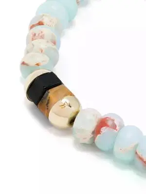 Luis Morais 14kt Yellow Gold Gemstone Bead Bracelet