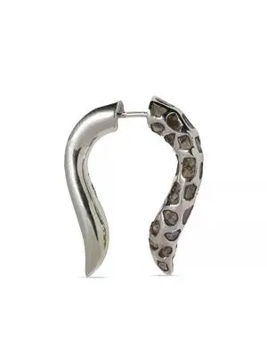Parts Of Four Silver Earrings For Men