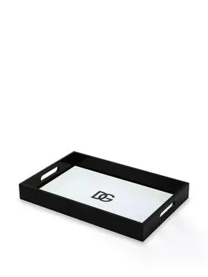 Dolce & Gabbana Dg Logo Wood Tray