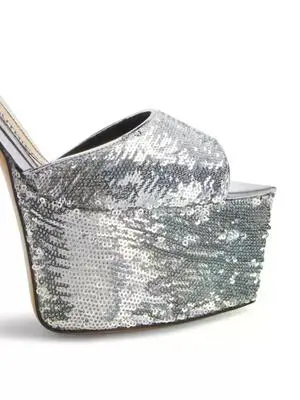 Alexandre Vauthier 160mm Sequin-embellished Sandals