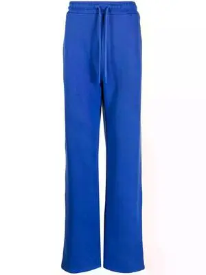 Off-White Moon Tab Cotton Track Pants - Blue