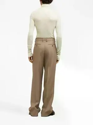 AMI Paris Ribbed Roll-neck Top