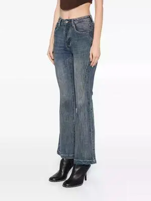 GROUND ZERO High-rise Flared Jeans