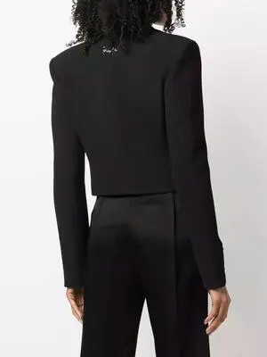 Philipp Plein Crystal-embellished Cropped Blazer