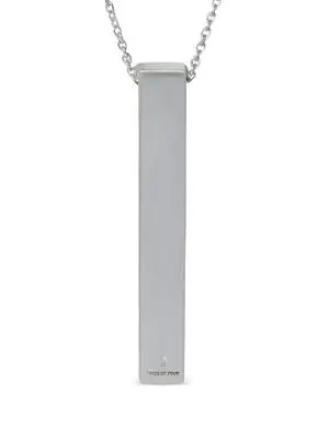 PARTS OF FOUR Cuboid Necklace - Silver