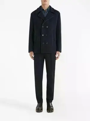 Etro Pressed-crease Wool Trousers