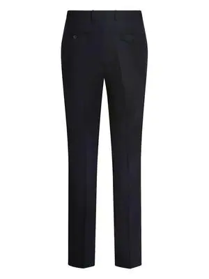 Etro Pressed-crease Wool Trousers