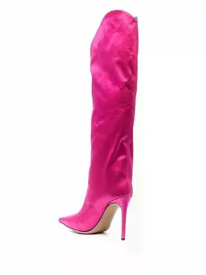 Alexandre Vauthier Satin Stiletto Boots